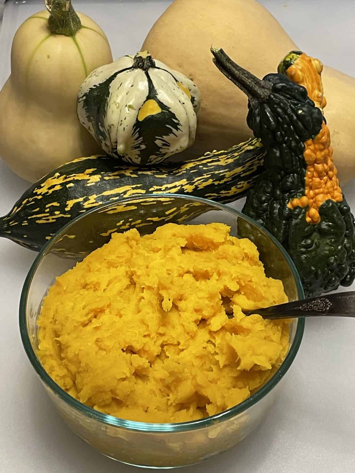 Mashed Butternut Squash - From Michigan To The Table