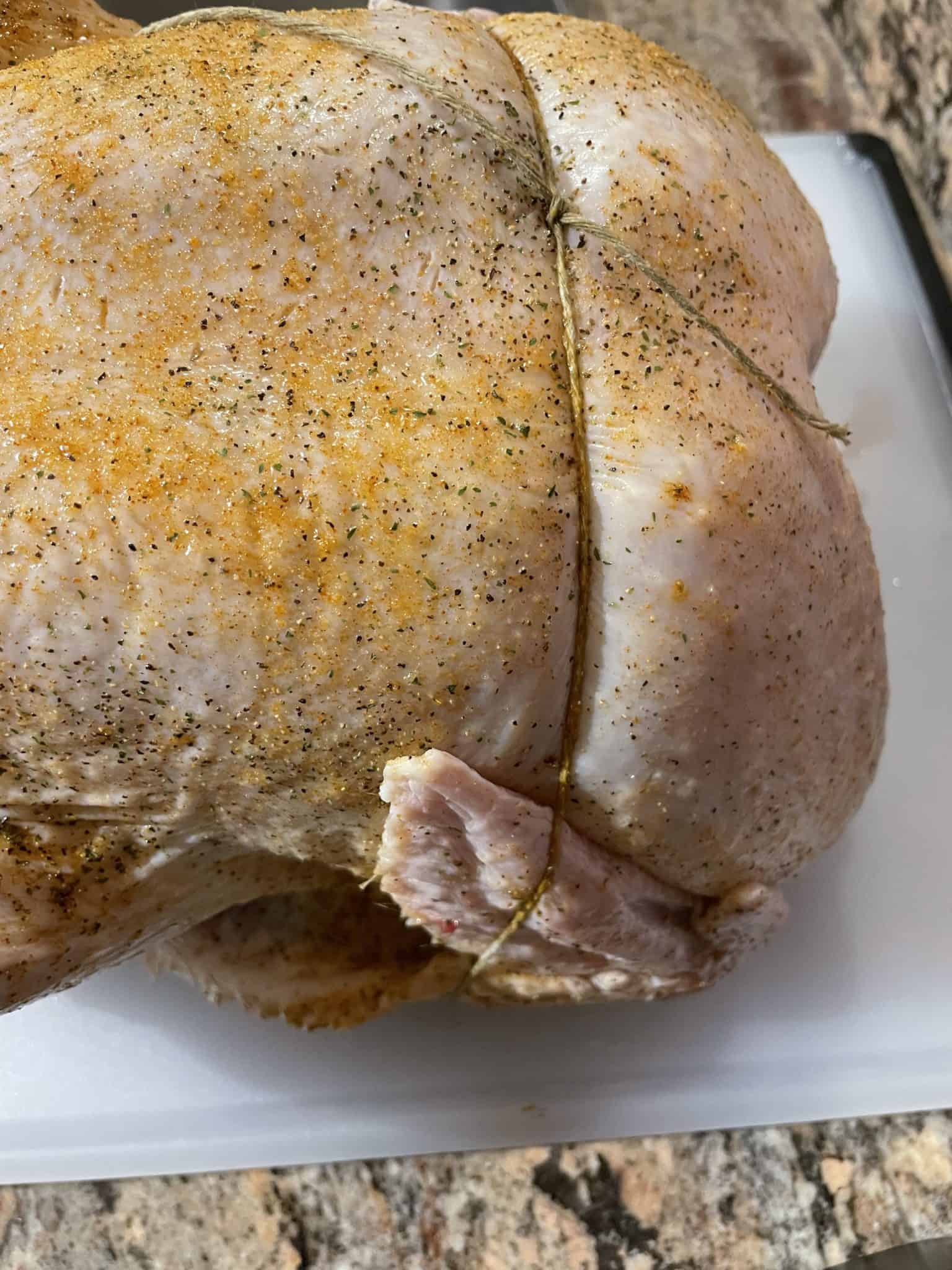 Cooking a Turkey (in a Convection Oven) with Fresh Herbs - From ...