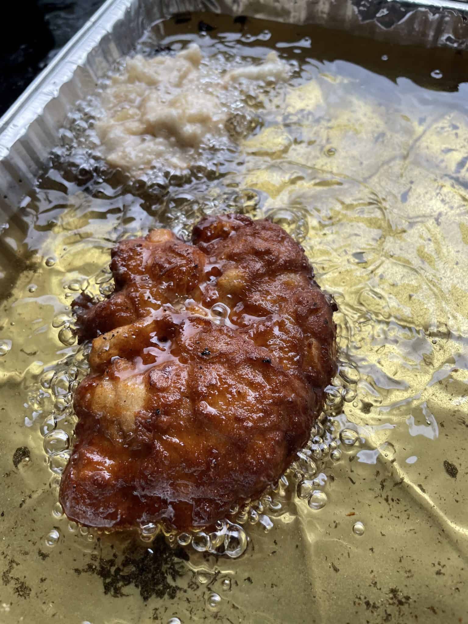 Griddle Apple Fritters Donut - From Michigan To The Table