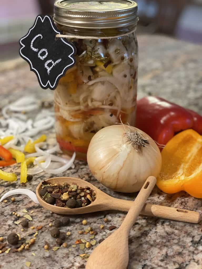 Pickled Fish with Cod - From Michigan To The Table