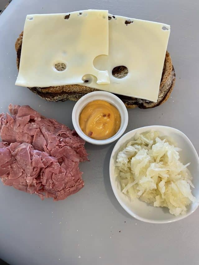 Corned Beef Reuben on Blackstone - From Michigan To The Table