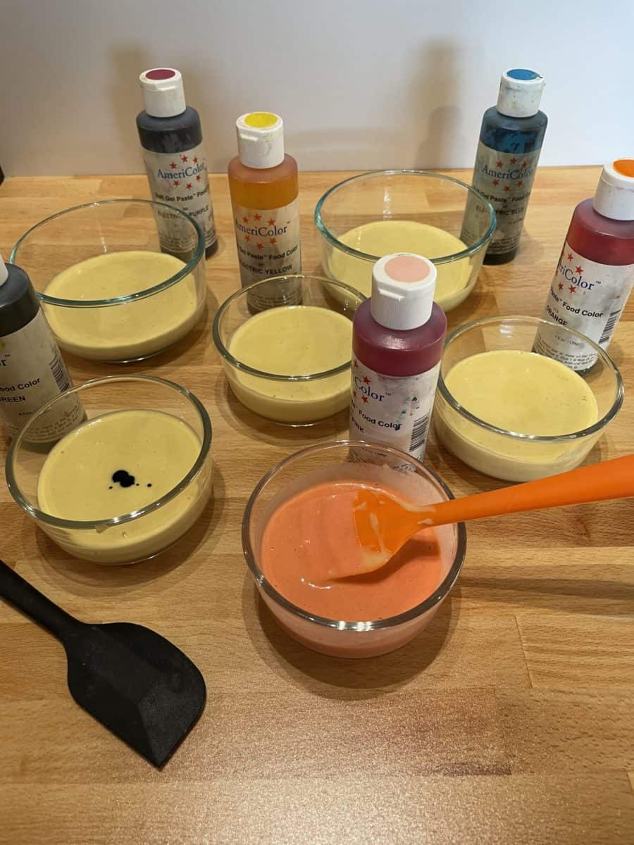 Rainbow Pancakes on the Griddle - From Michigan To The Table