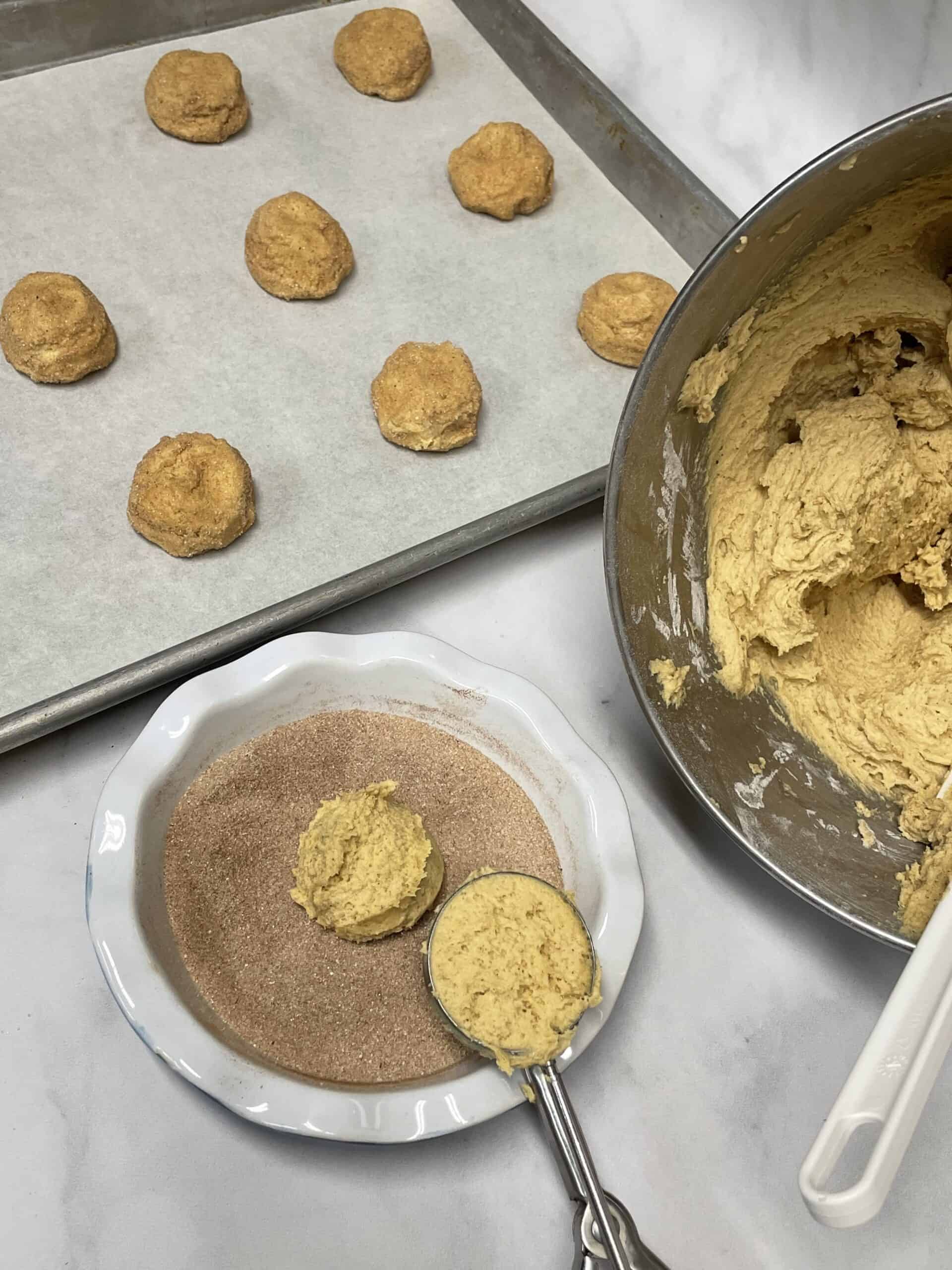 Chewy Pumpkin Snickerdoodles - From Michigan To The Table