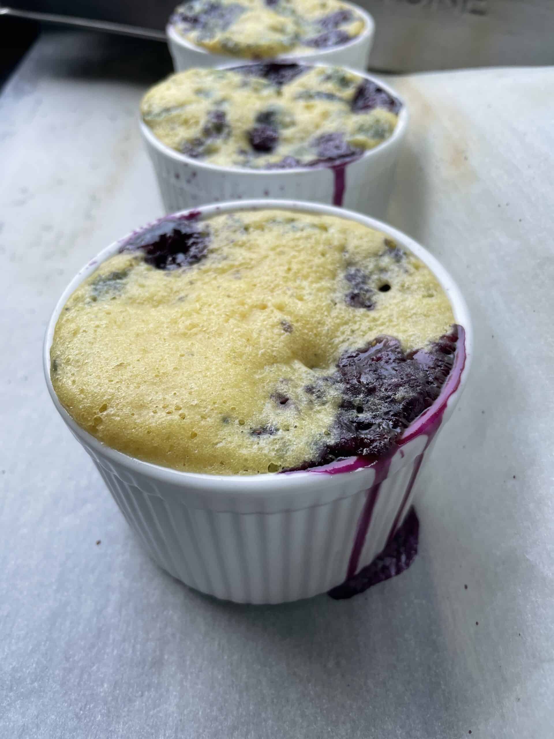 Mini Blueberry Cobbler with Cake Mix - From Michigan To The Table