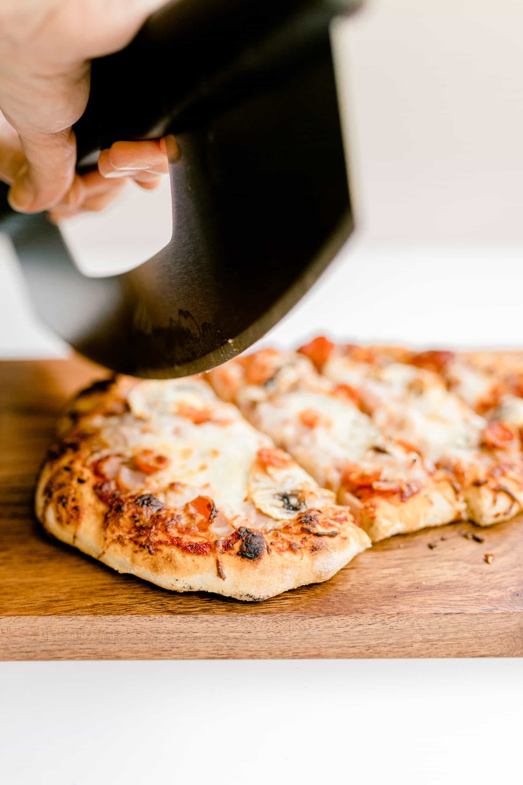 Ham Pepperoni Mushroom Pizza - From Michigan To The Table
