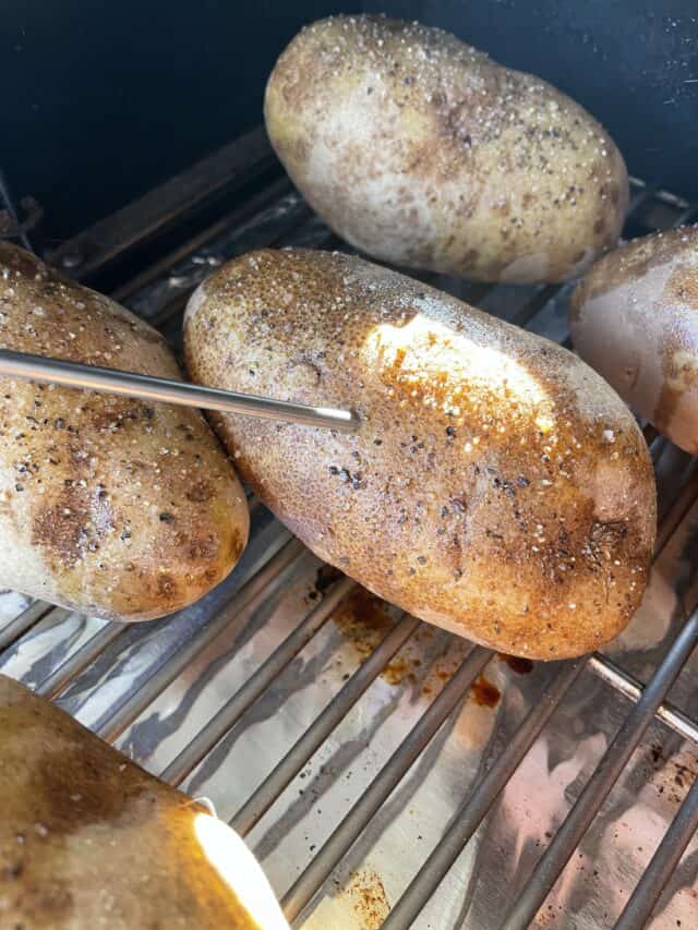 Smoked Baked Potatoes - From Michigan To The Table