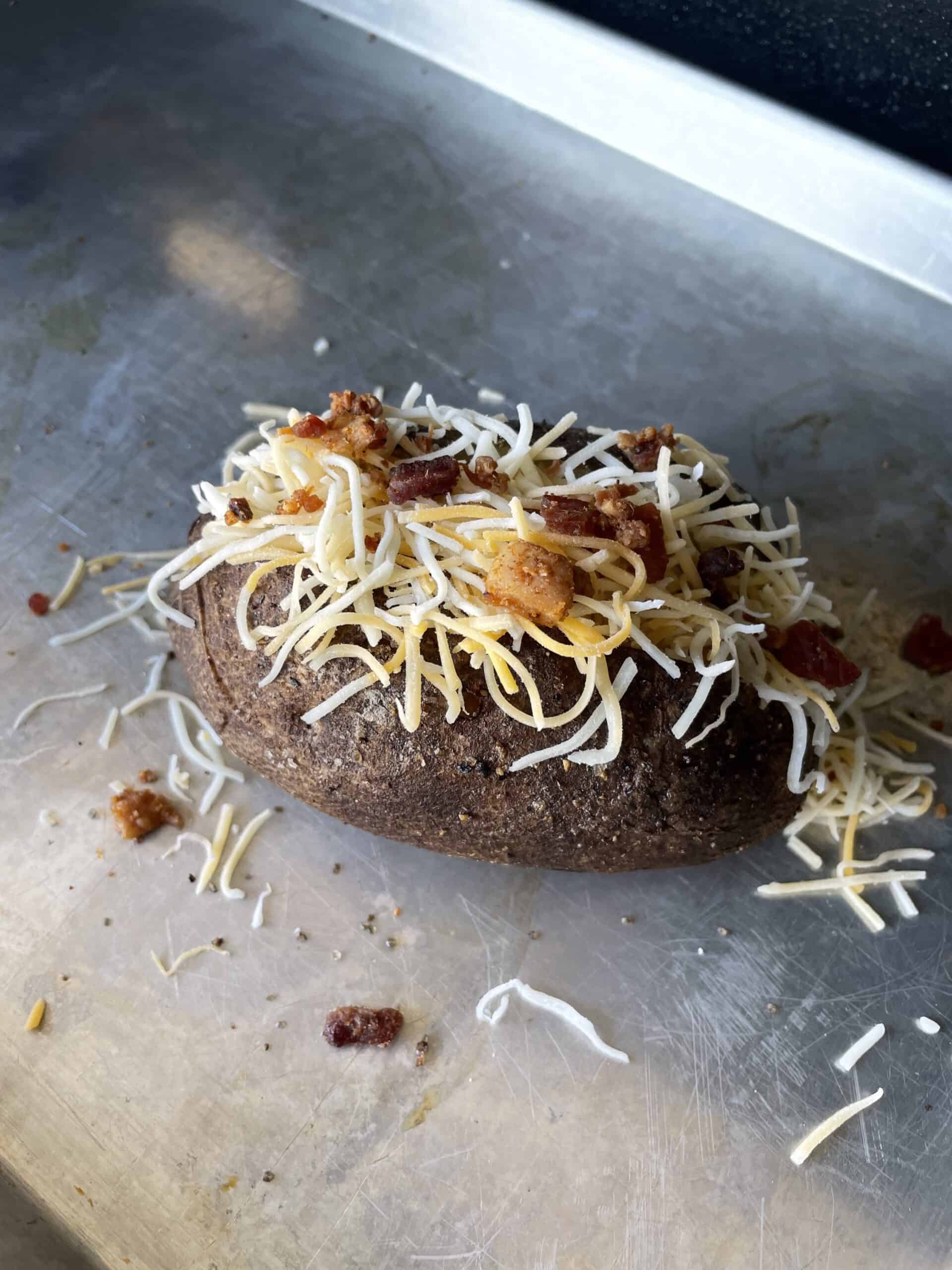 Smoked Loaded Baked Potato - From Michigan To The Table