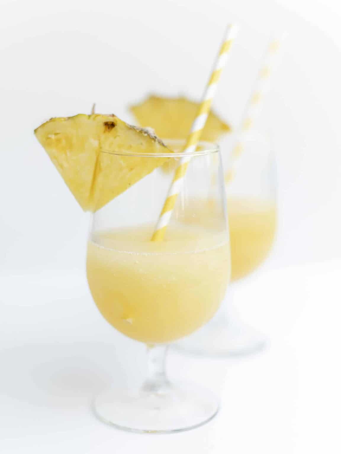 Pineapple Slush with Alcohol - From Michigan To The Table
