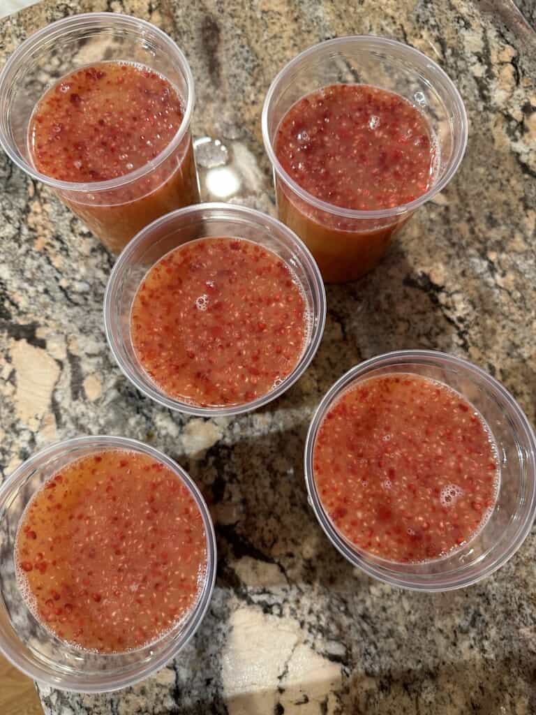 Frozen Raspberry Slushie - From Michigan To The Table