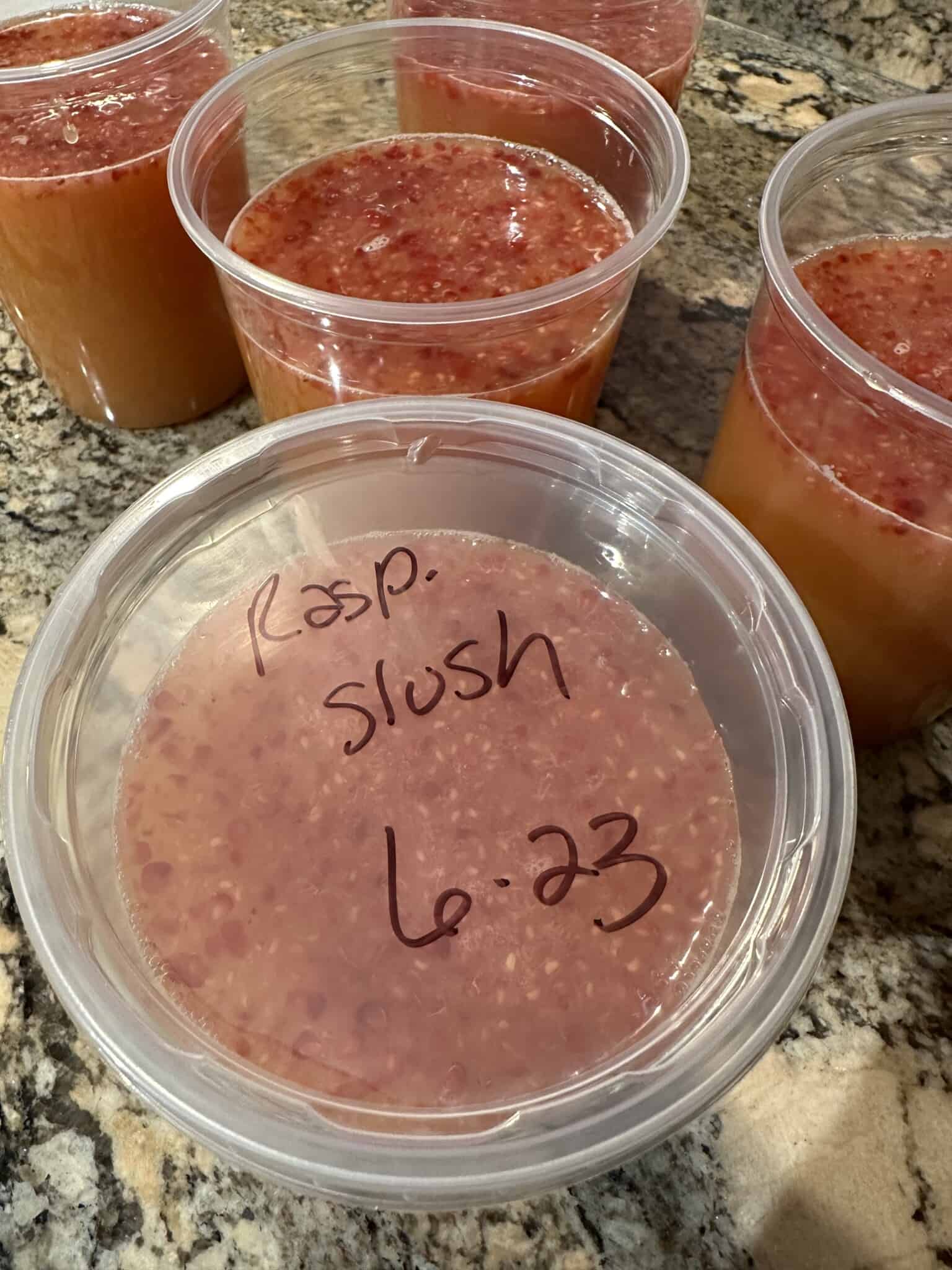 Frozen Raspberry Slushie - From Michigan To The Table