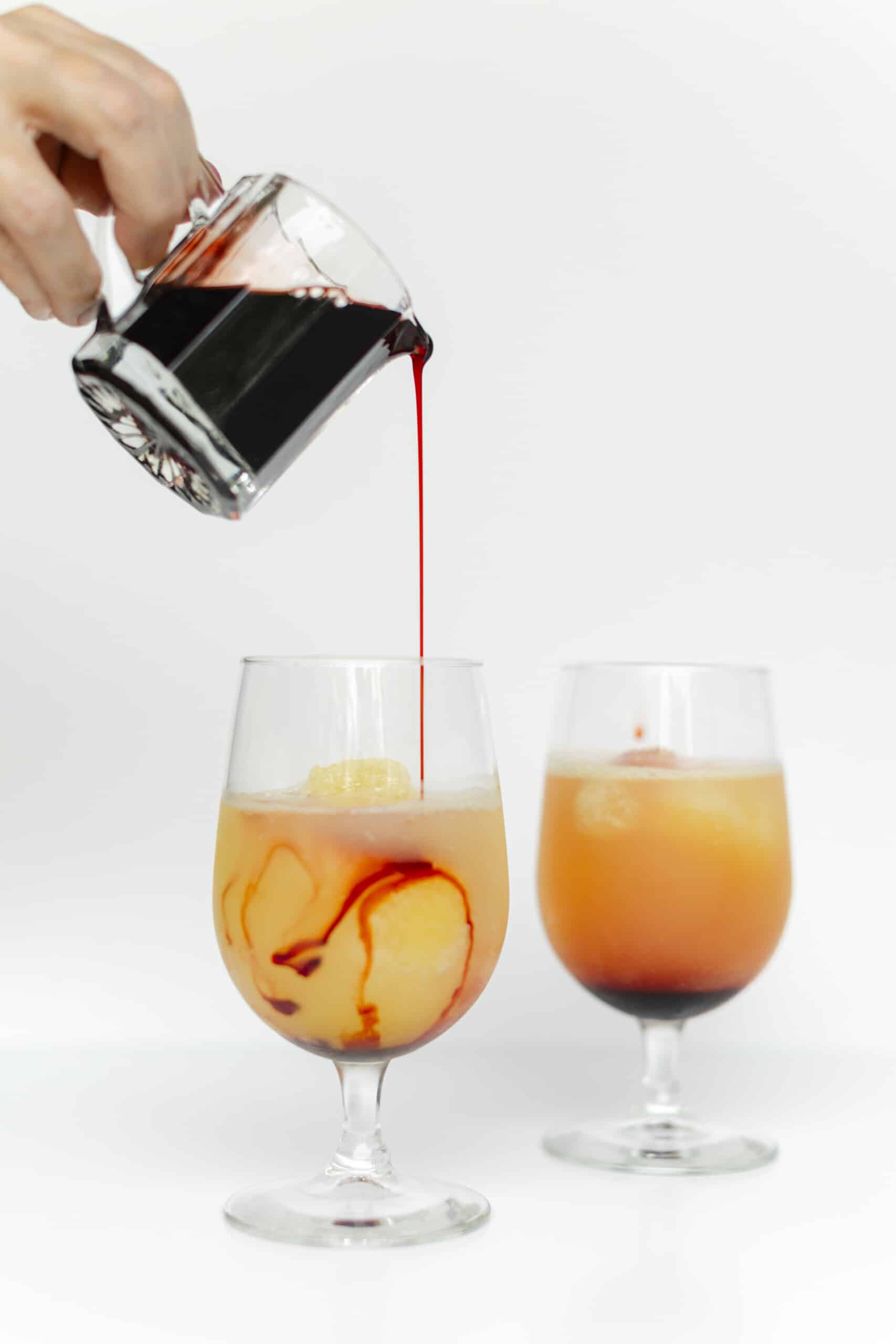 Cherry Slushie with Whiskey - From Michigan To The Table