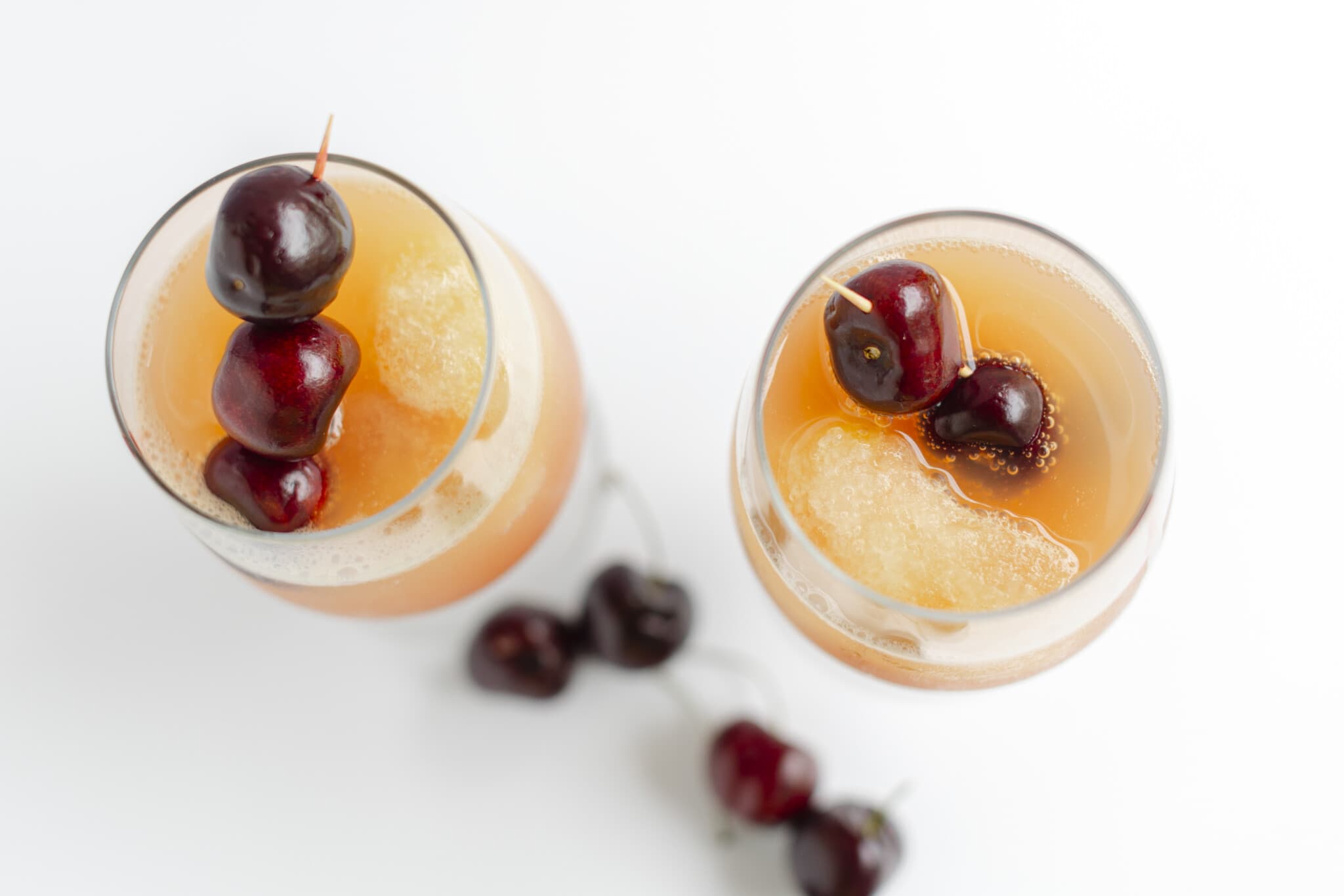 Cherry Slushie with Whiskey - From Michigan To The Table
