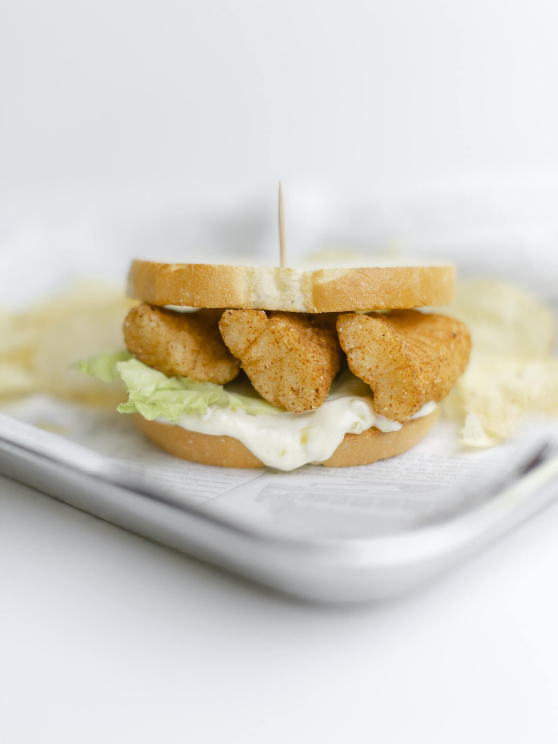 Crispy Walleye Sandwich - From Michigan To The Table