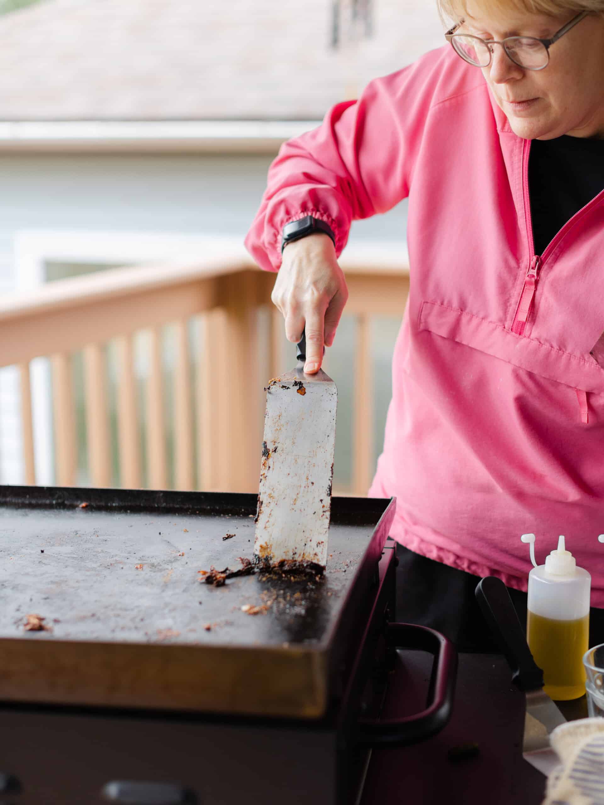 Cleaning Your Blackstone Griddle After Cooking - From Michigan To The Table