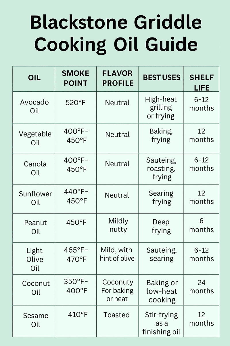 Rancid Oil on Your Griddle Top - From Michigan To The Table