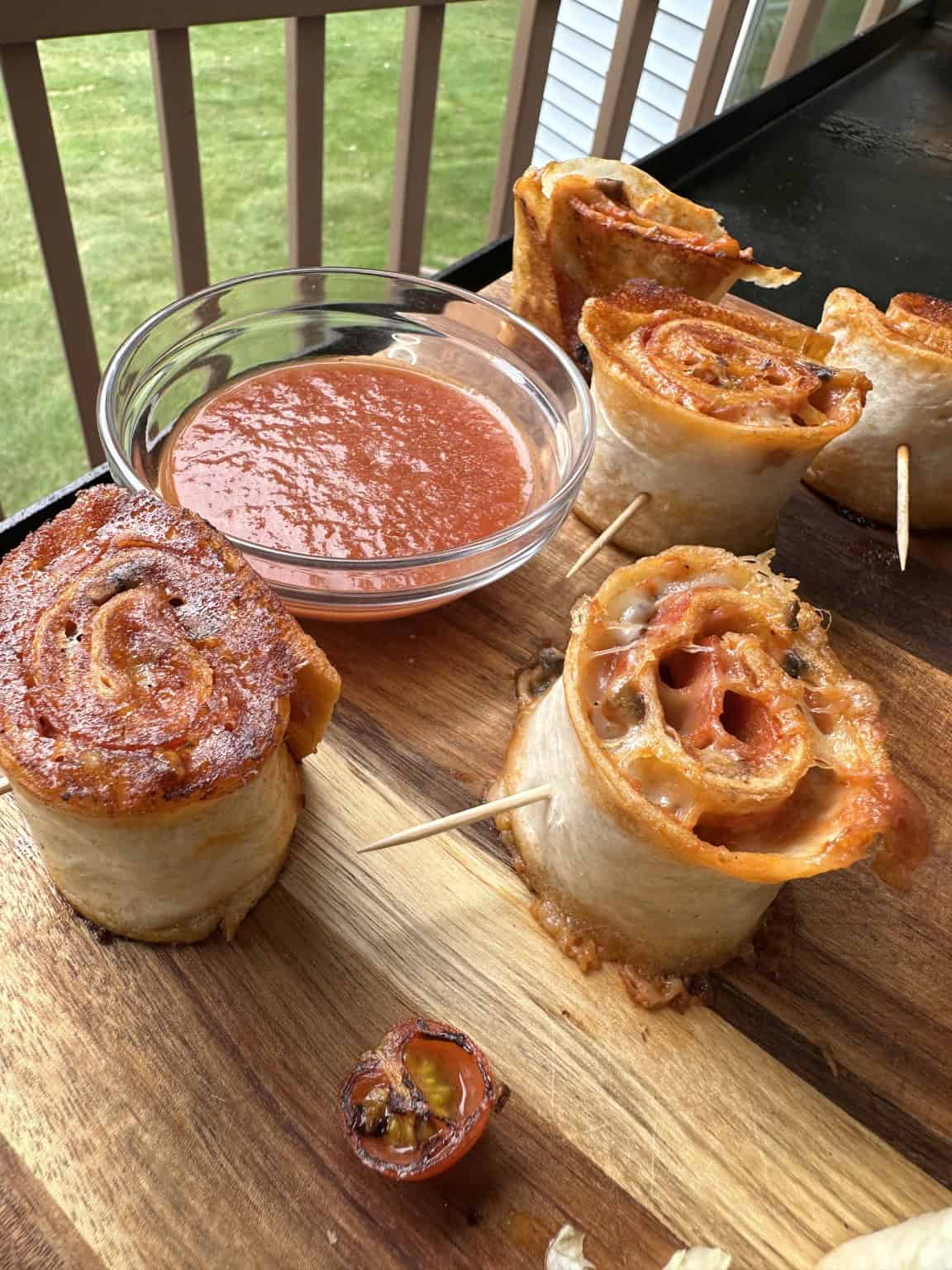 Blackstone Griddle Pinwheel Sandwiches - From Michigan To The Table